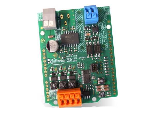 KIT_XMC_LED_DALI_20_RGB LED Lighting Shield - Infineon Technologies ...