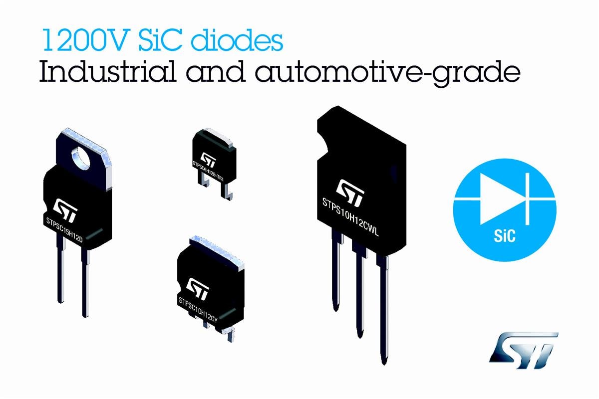 STPSC 1200V Schottky Silicon-Carbide Diode - STMicro | Mouser