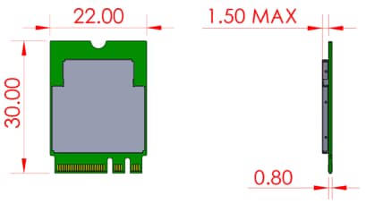 TPU M.2 Edge Accelerator A+E Module - Coral | Mouser